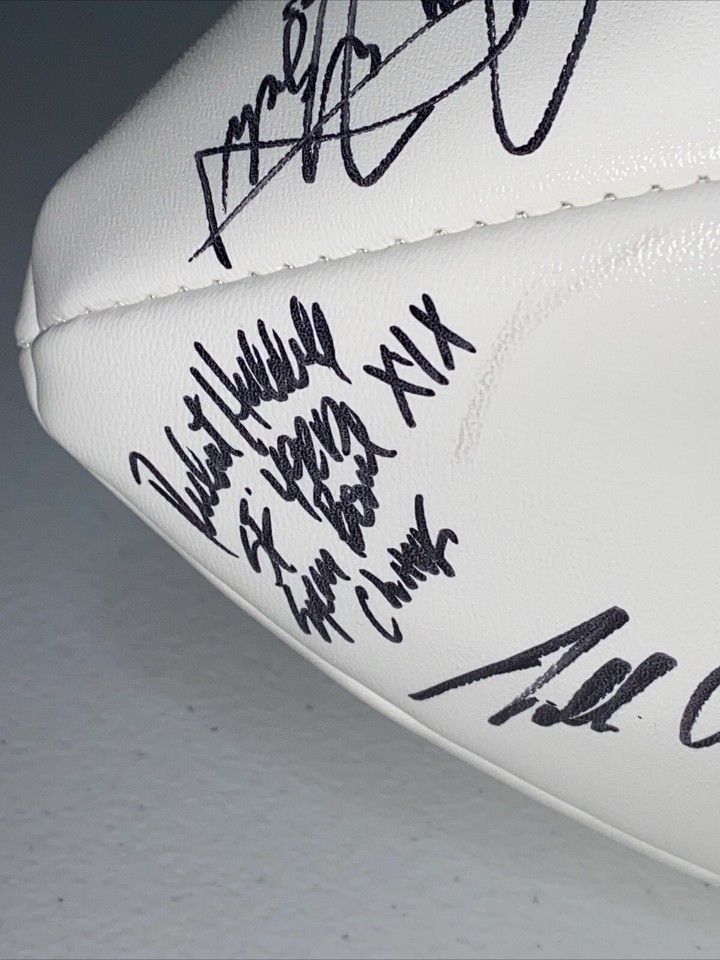 NFL Alumni Association White Signature Football Signed 30+ Autographs ...