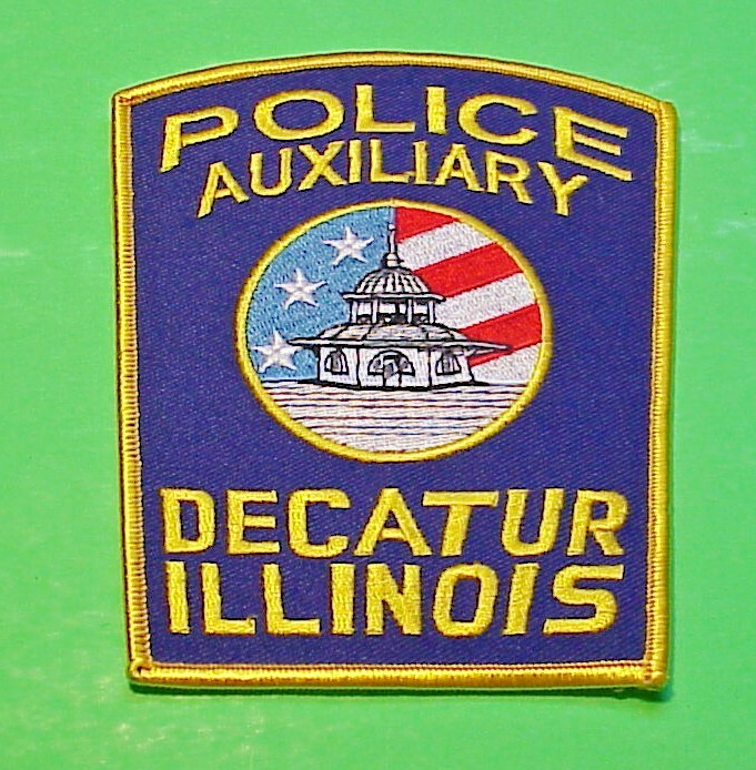 DECATUR ILLINOIS IL AUXILIARY 5" POLICE PATCH FREE SHIPPING!!! | eBay