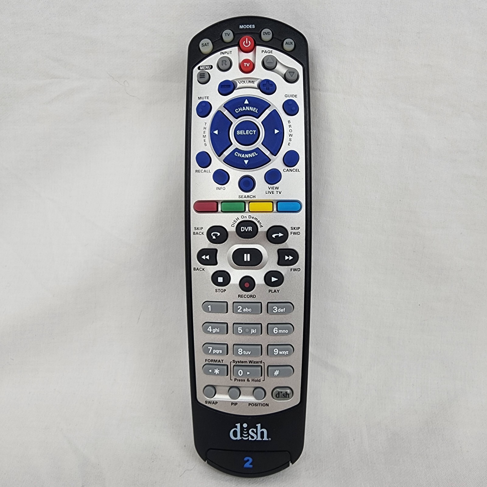 Dish Network 186371 21.1 IR/UHF Pro UHF Satellite Receiver Remote ...