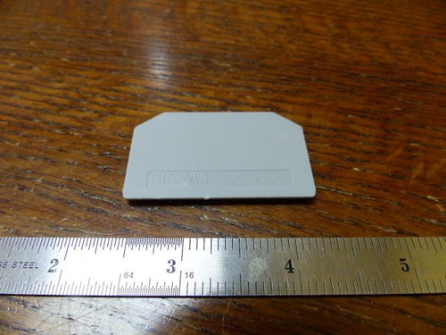 Phoenix 3101029 Qty of 28 per Lot End cover Length: 46 mm Width: 1 mm ...