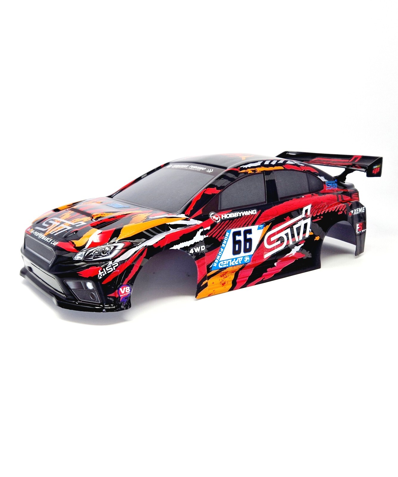 HSP RC Car Body Shell Subaru STI Fits HSP, Maverick Strada 1/10 Scale ...