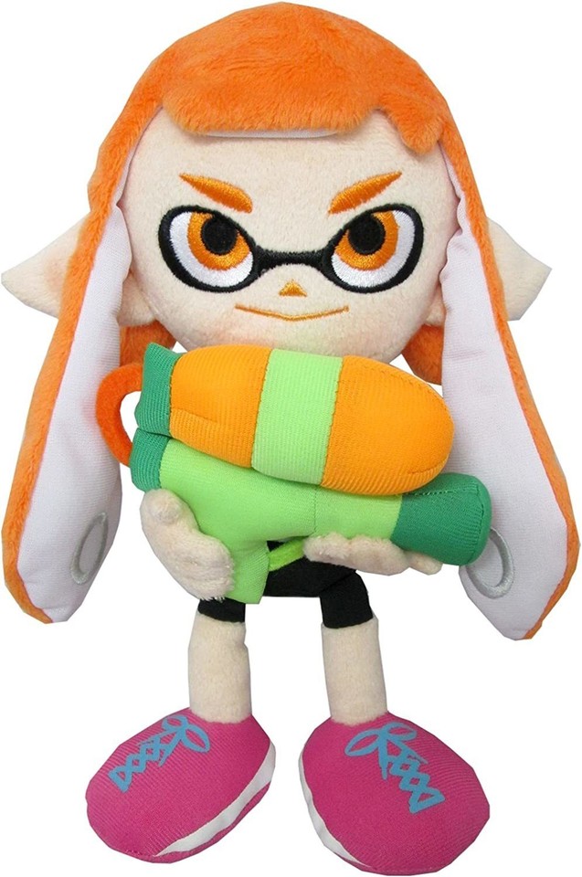 Splatoon All Star Collection Girl A Plush Toy S | eBay UK