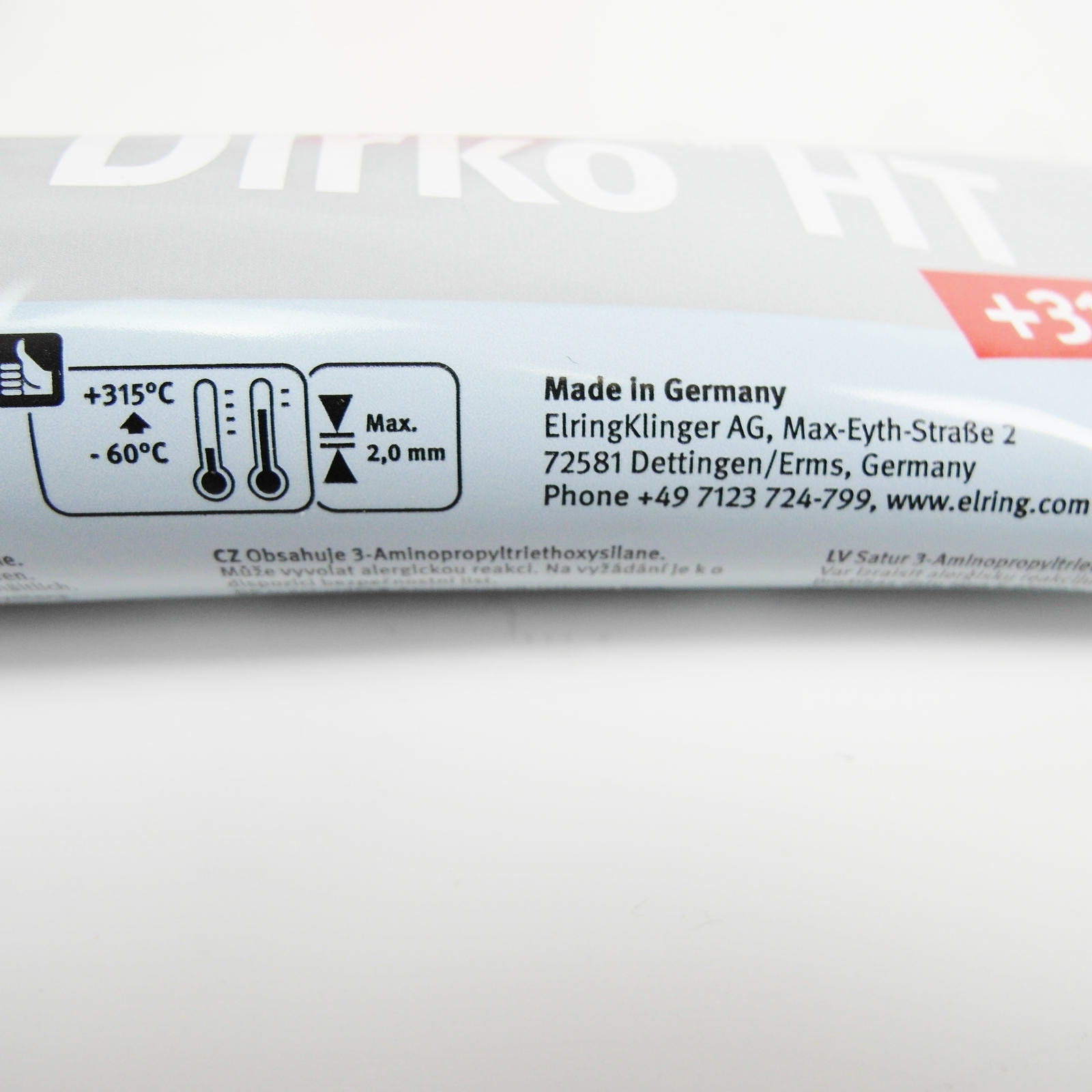 Dirko HT Grey 70ml Durable Elastic Sealant ELRING To +315°C High ...