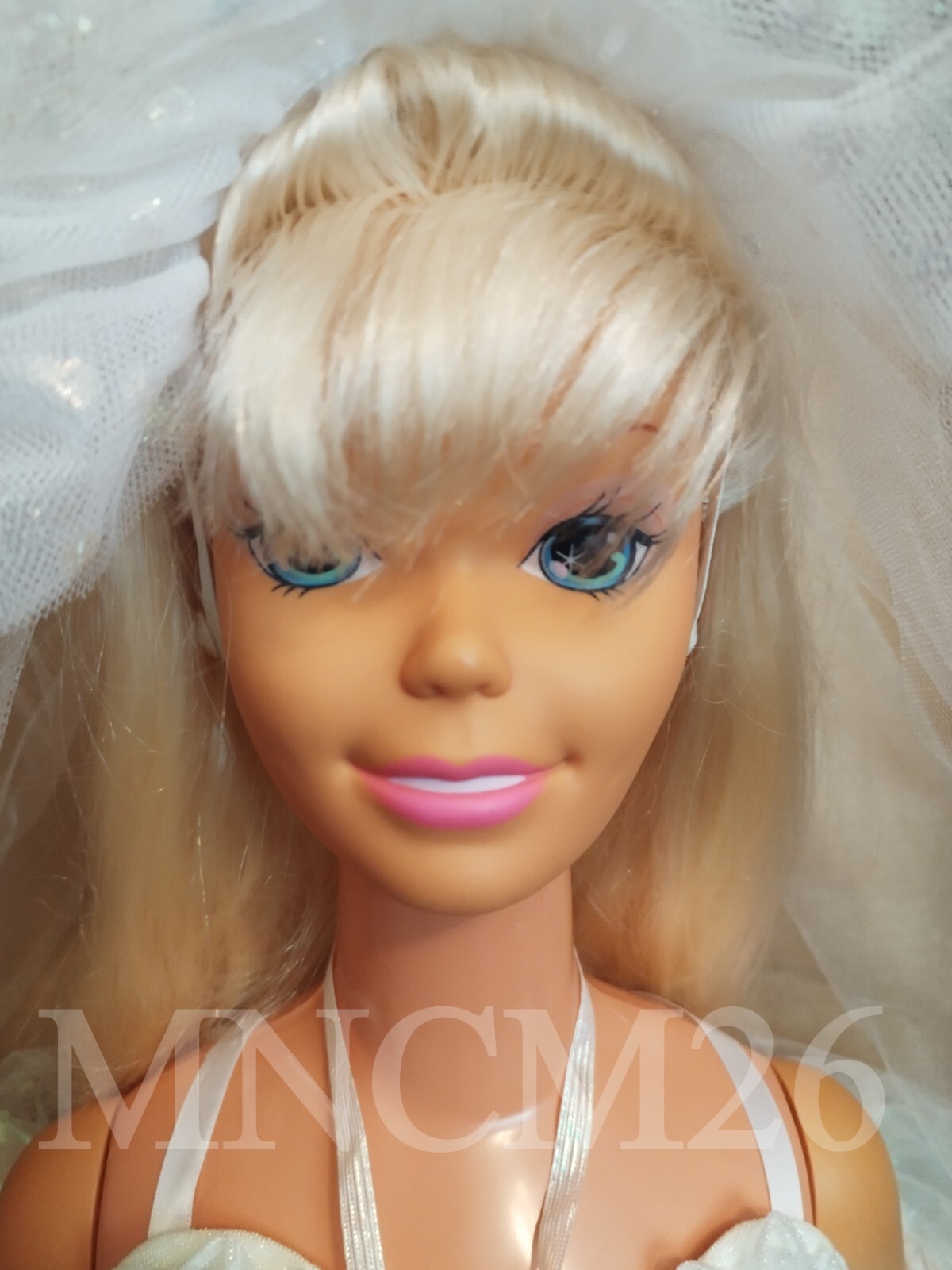 Barbie My Size Wear & Share Barbie 3' Doll & Bridal Gown 1994 Mattel ...