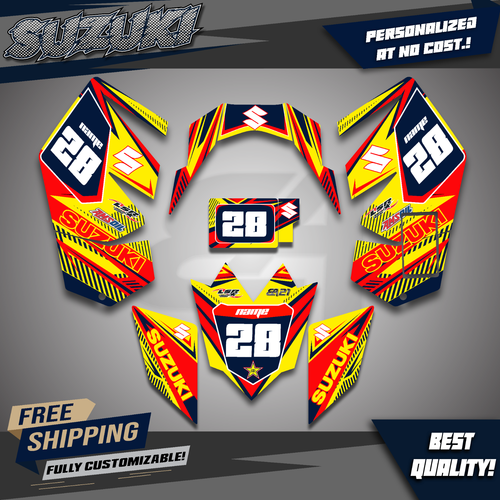 Suzuki LTR 450 ATV stickers decals graphics kit 2006-2014 | eBay