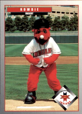 1999 Indianapolis Indians Blueline #30 Rowdie MASCOT - NM Baseball Card ...