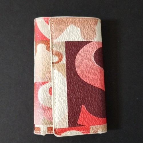 Tous Leather Key Wallet Tri Fold Keyholder Keychain Multicolor Tous ...