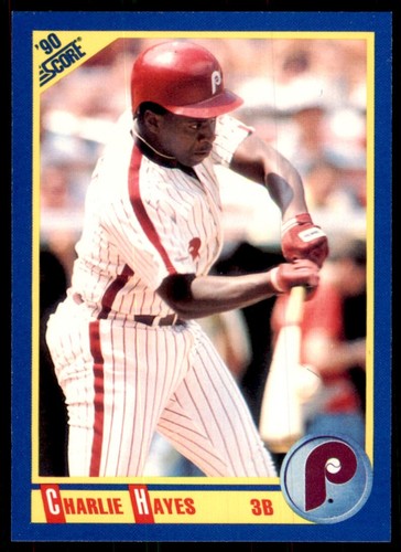 1990 Score Charlie Hayes Baseball Cards #507 | eBay