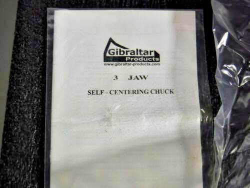 Gibraltar 3 Jaws, 8" Diam, Self Centering Manual Lathe Chuck, 93220762 ...