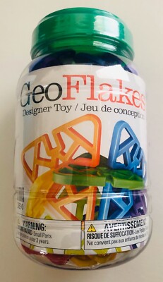 NEW Discovery Toys Geo Flakes Designer Toy-Free Form- 98 Pieces-Ages 5 ...