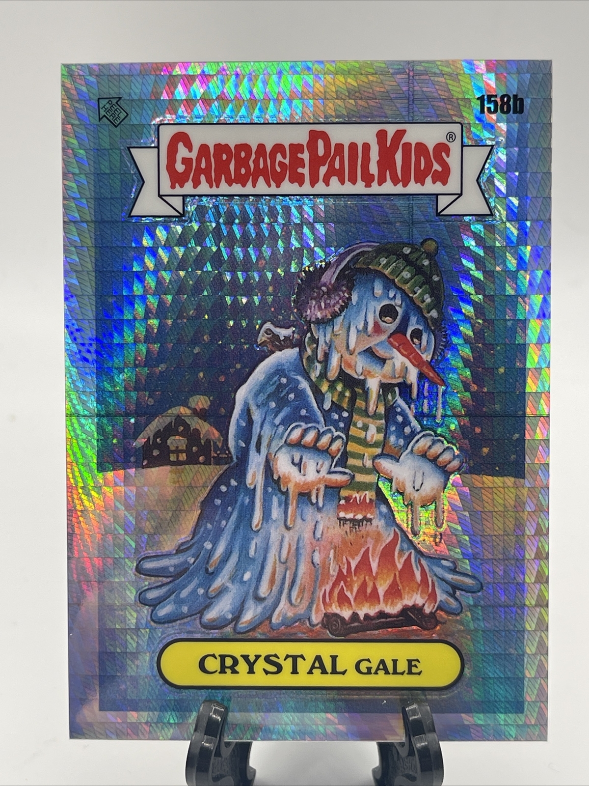Garbage Pail Kids Chrome Series 4 Prism [199] Base Card 158b CRYSTAL ...