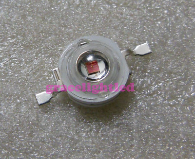 10pcs 3W High Power LED Bead Red 635-640nm for Plant Growth light DIY ...
