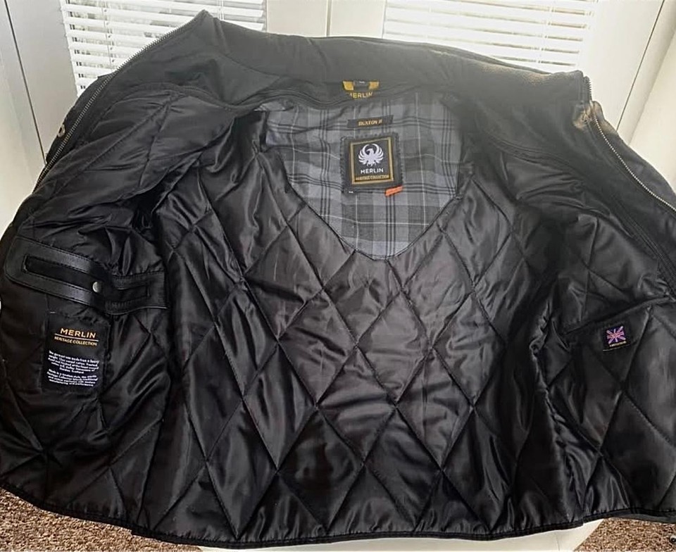 Merlin Buxton 11, Ladies Waxed Motorcycle Jacket (size 12) | eBay UK