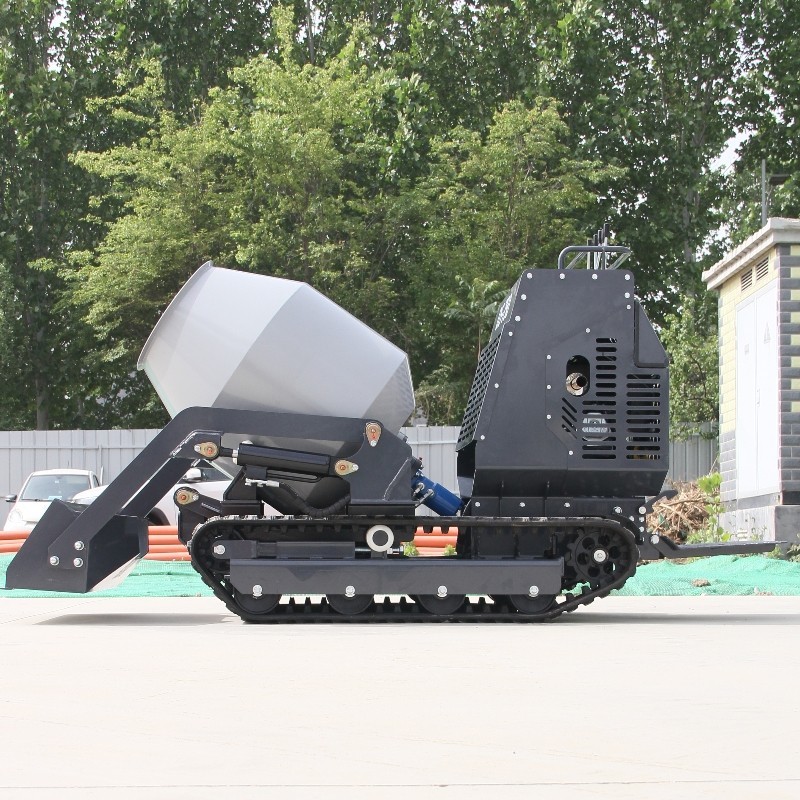 Driven Crawler Type Drum Concrete Mixer Dumper Self Loading Concrete 13 ...