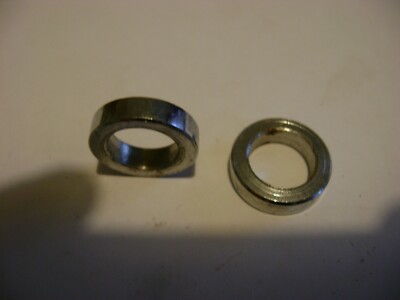 2 x Chrome Rocker Cover Spacers MGA MGB Midget Minor Mini + others ...