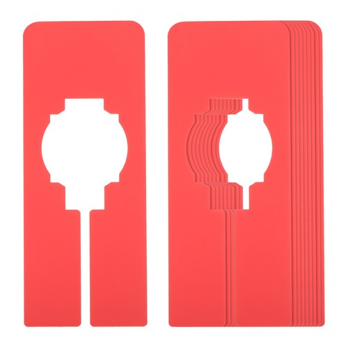 10pcs Clothes Dividers, Clothing Rack Dividers Rectangle Separator, Red ...