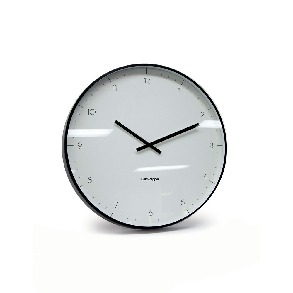 Salt & Pepper Elio Wall Clock 53.5cm White Brand New | eBay