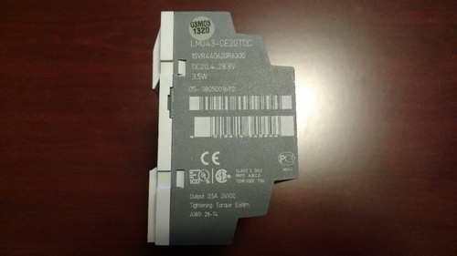ABB LM043-CE20TDC LOGIC RELAY 1SVR440620R6300 24VDC() * * for sale ...