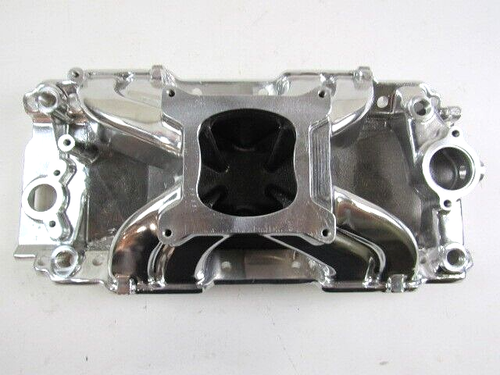 Chevy 396-454 Oval Port 3000+RPM Aluminum Intake Manifold Polished ...