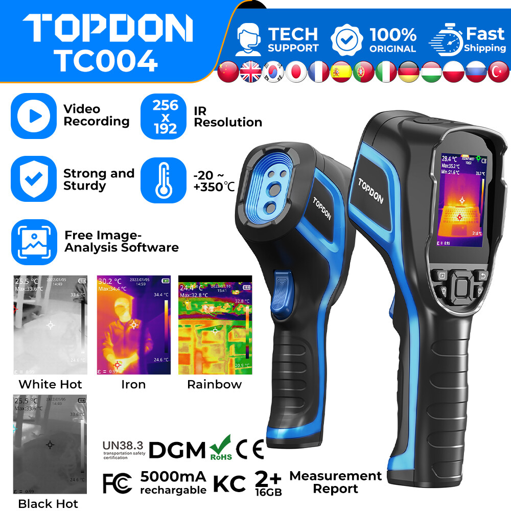 TOPDON TC001 TC002 TC004 TC005 Portable Thermal Imaging Camera IR ...
