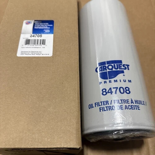 Carquest 84708 Oil Filter Fits International 4300 4400 7400 7500 9.3L 7 ...