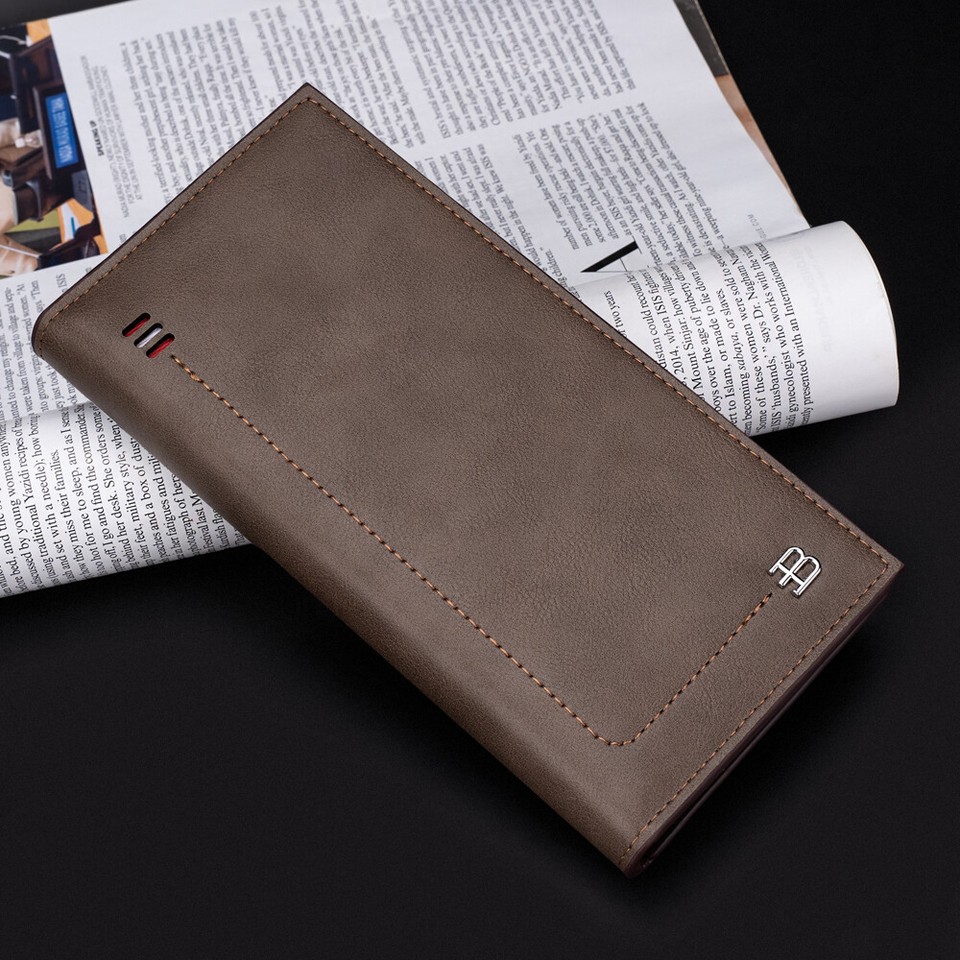 Leather Checkbook Cover For Men & Women Checkbook Holder Wallet RFID ...