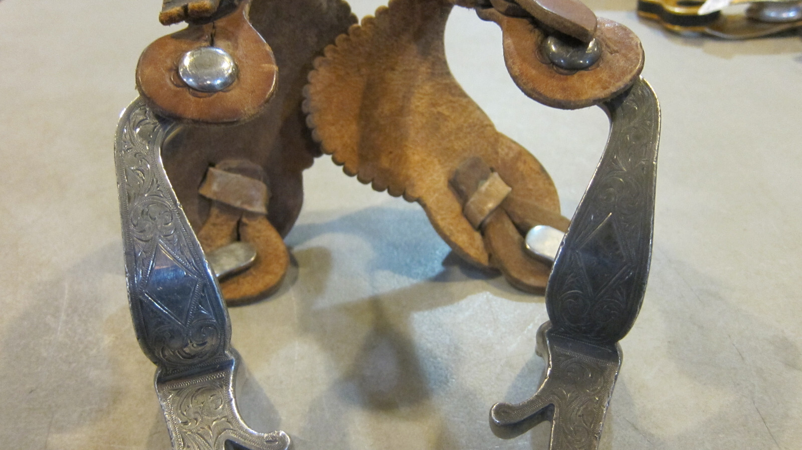 Authentic BOHLIN MADE HOLLYWOOD, CA - Sterling Overlay Spurs - FREE ...