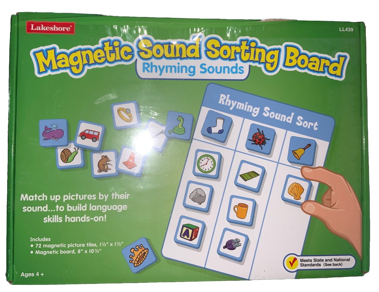 Rhyming Sounds Magnetic Sound Sorting Board by Lakeshore #LL439 NEW ...