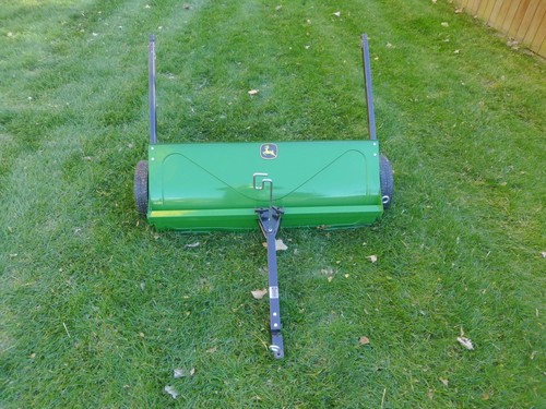 John Deere 44" Lawn Sweeper LP49038 Tug Behind Landscape Leafs & Grass ...