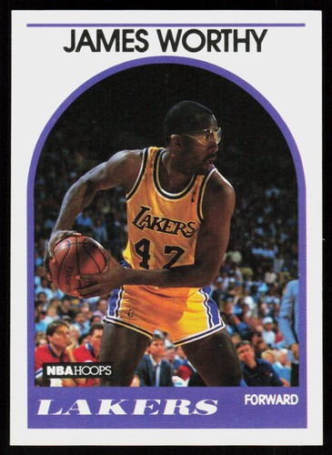 1989-90 Hoops James Worthy #210 BASKETBALL Los Angeles Lakers | eBay