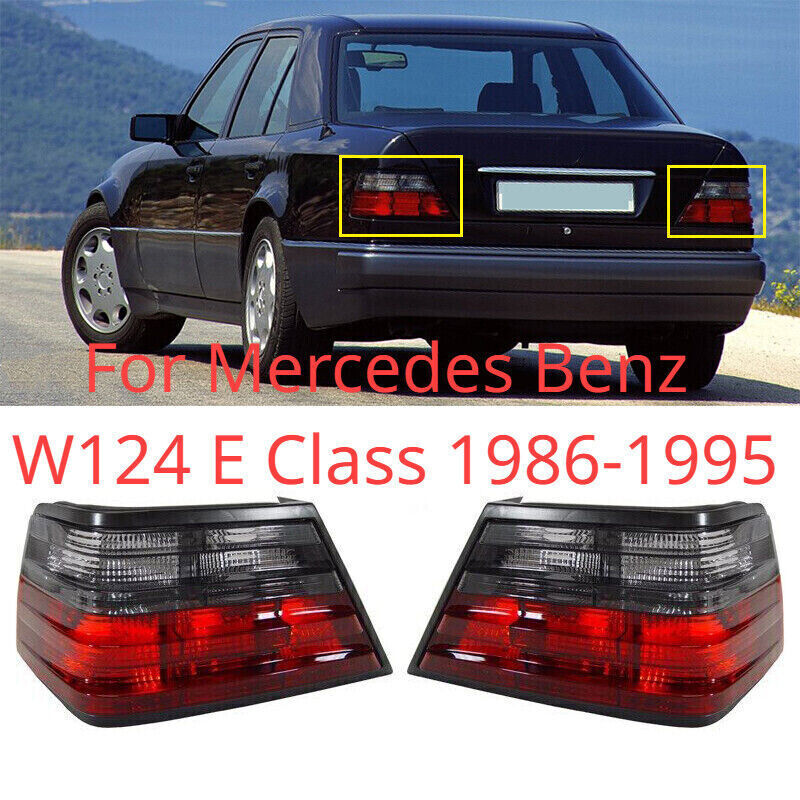 For Mercedes Benz W124 E Class 1986-1995 Pair LH&RH Rear Tail Lights ...