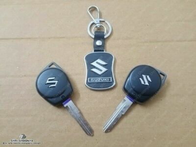 2 Button Remote Key Fob Shell Case With Keychain Auto Key Ring Fobs For ...