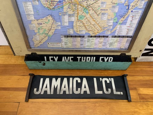 NY NYC SUBWAY ROLL SIGN BMT BROOKLYN CONEY ISLAND BOARDWALK OCEAN ...