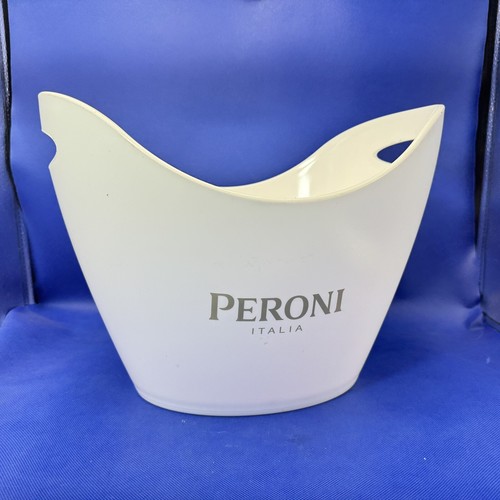 Peroni Beer Ice Bucket White Acrylic Man Cave Bar Pub Home Beer Wine ...