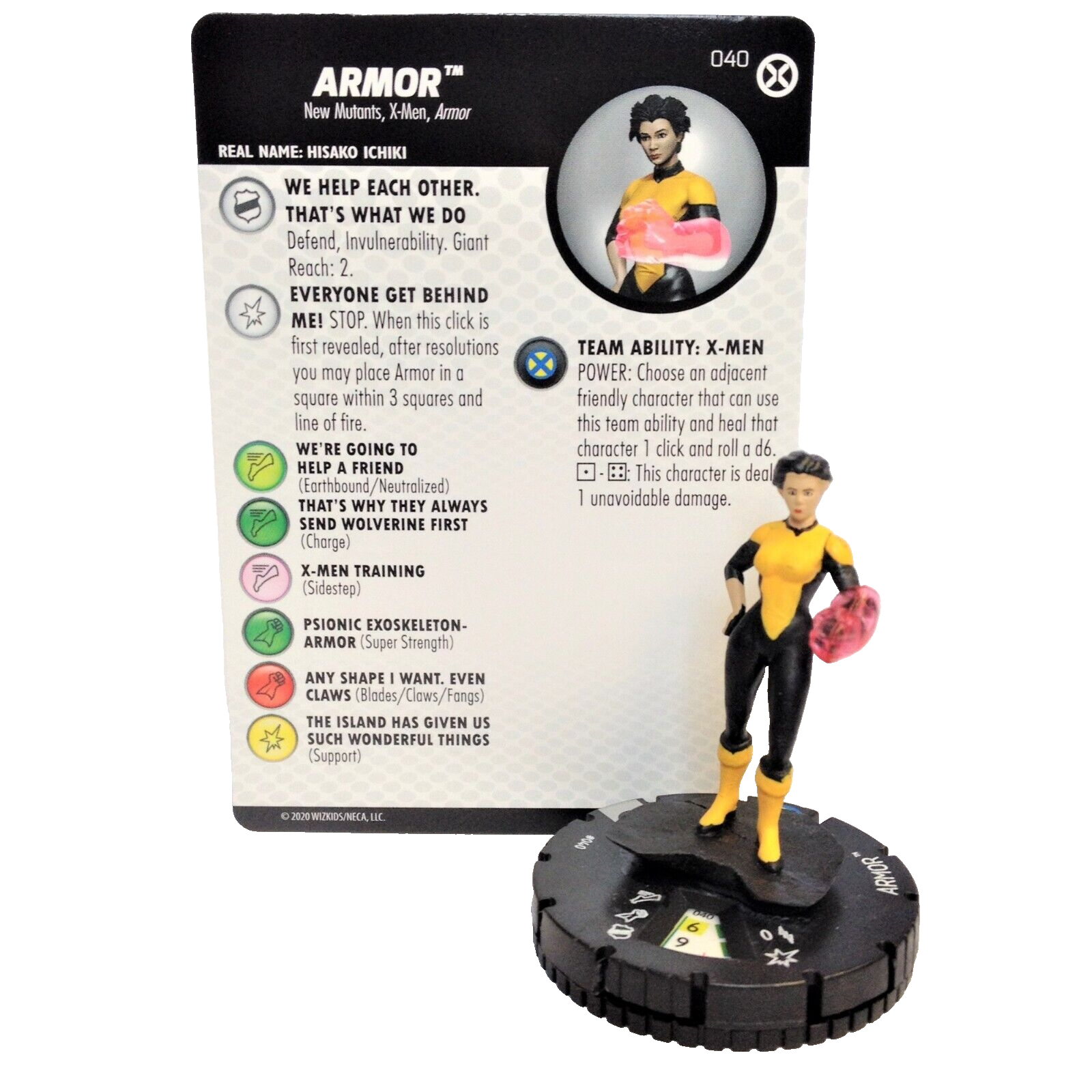 Heroclix House of X set Armor # 040 Rare | eBay