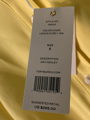 TORY BURCH AMY HENLEY SZ S | eBay