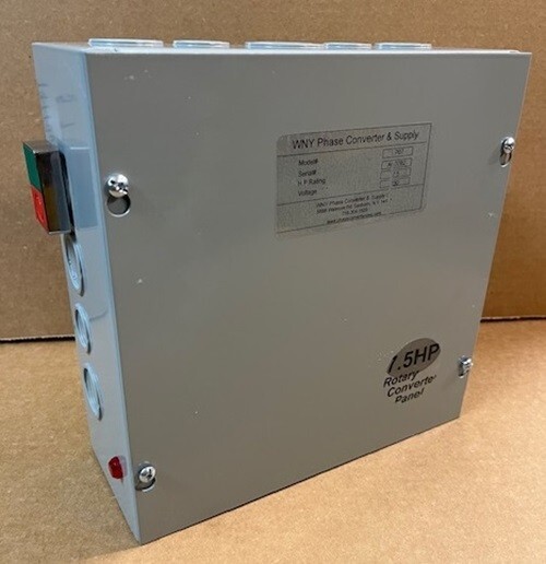 7.5 Hp phase converter control panel CONVERTER ROTARY RP07 Made in USA ...