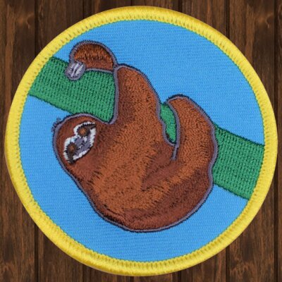 Sloth Embroidered Patch — Iron On | eBay