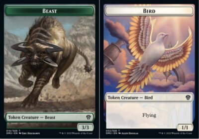 Beast Token // Bird Token (002) - Foil x1 - Dominaria United - NM-Mint ...