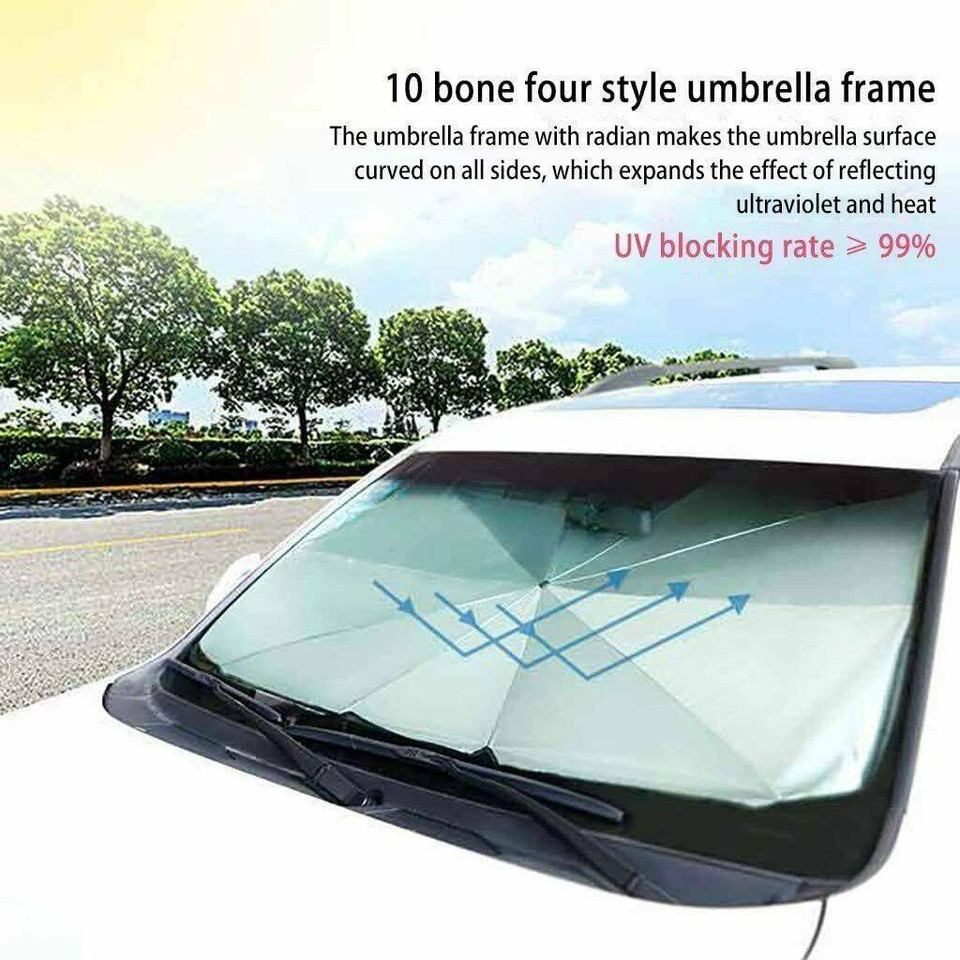 (Motor UV Umbrella) Automotive Windshield Sun Shade Sunshade Window USA ...