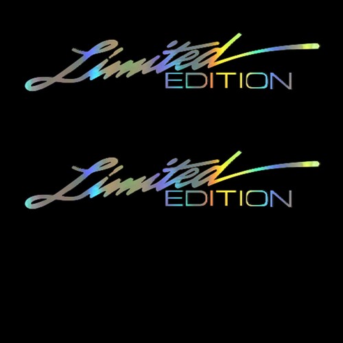 LIMITED EDITION Letter Decal Auto-styling Car Body Side Skirts Sticker ...
