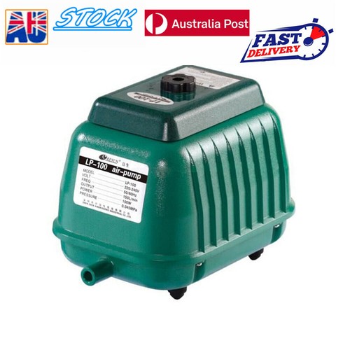 RESUN LP-100 Air Pump 140L/M Aquarium Pond Garden Fish Tank Septic AU ...