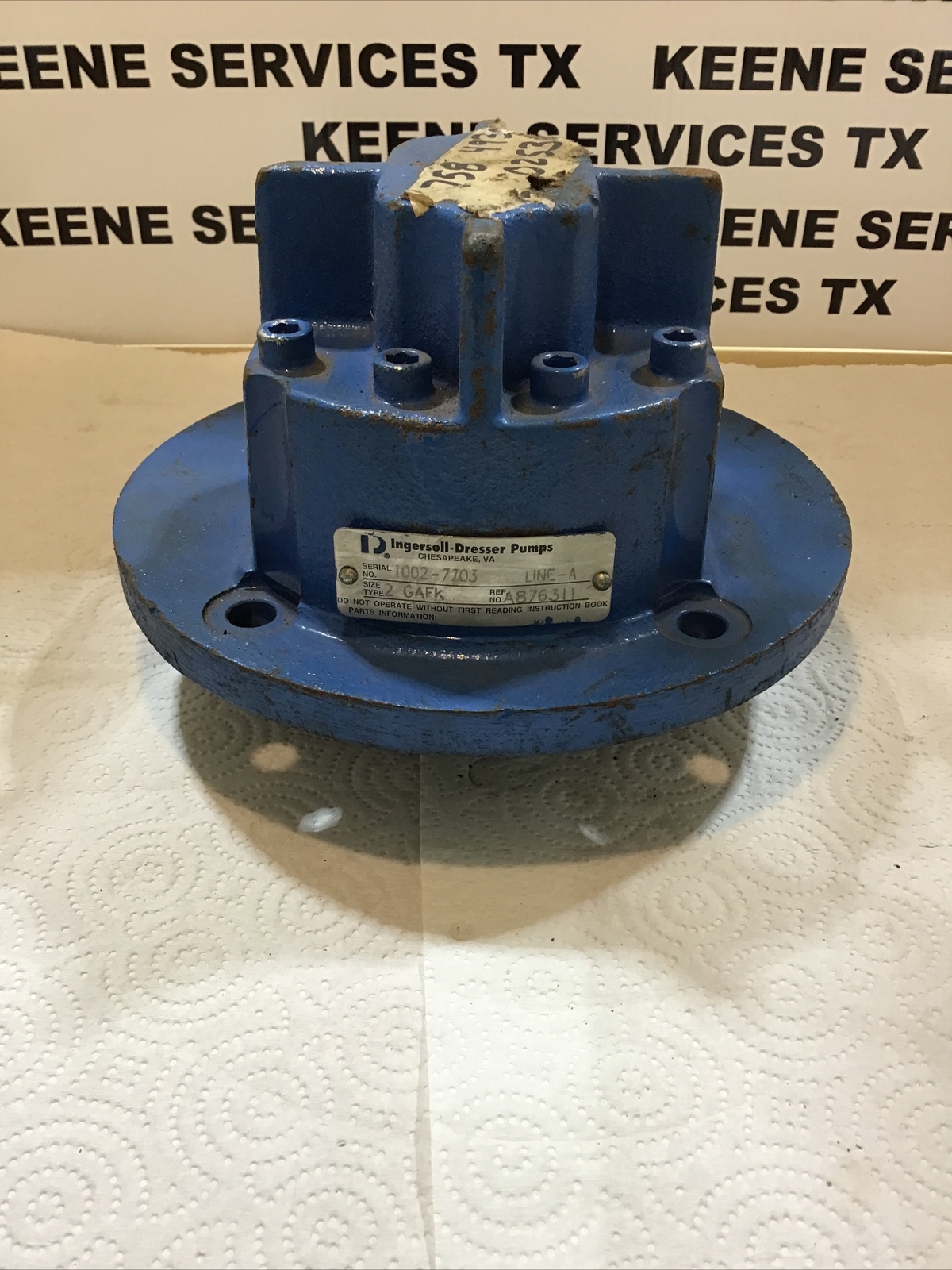 Ingersoll-Dresser Pump 2GAFK For Elliott Gear Box 634488-4 | eBay