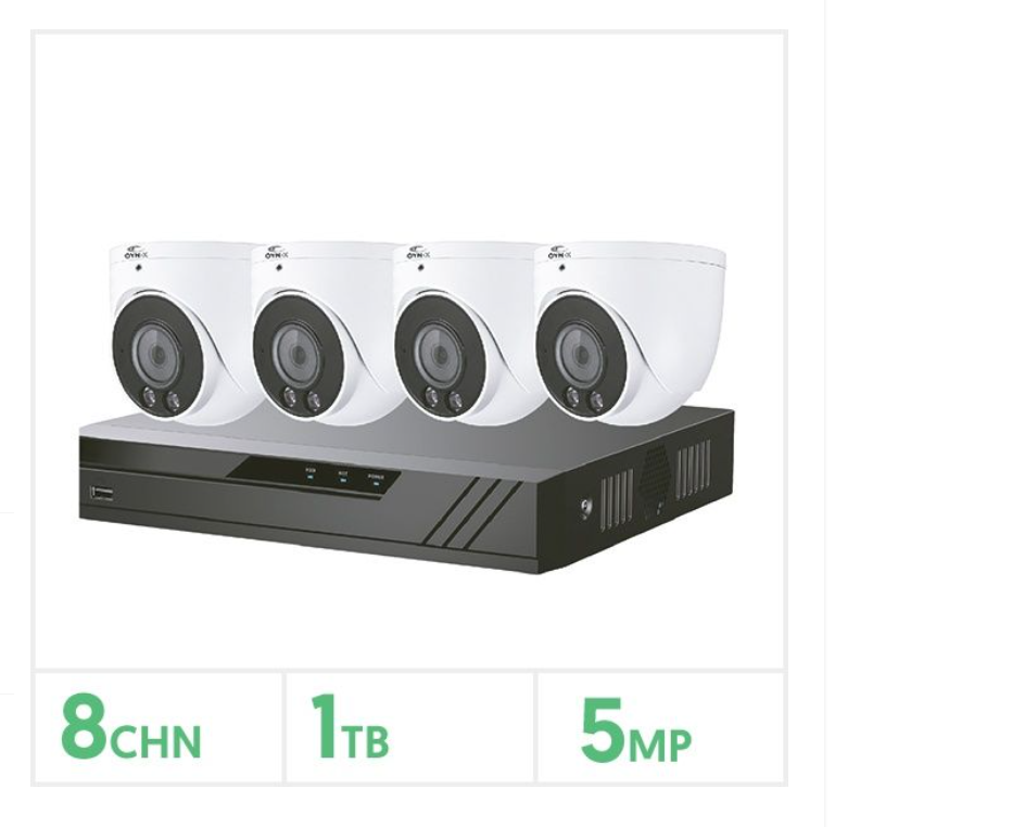 Eagle CCTV Kit - 8 Channel 1TB DVR with 4 x 5MP Full-Colour Security ...