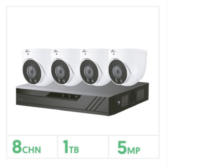 Eagle CCTV Kit - 8 Channel 1TB DVR with 4 x 5MP Full-Colour Security ...