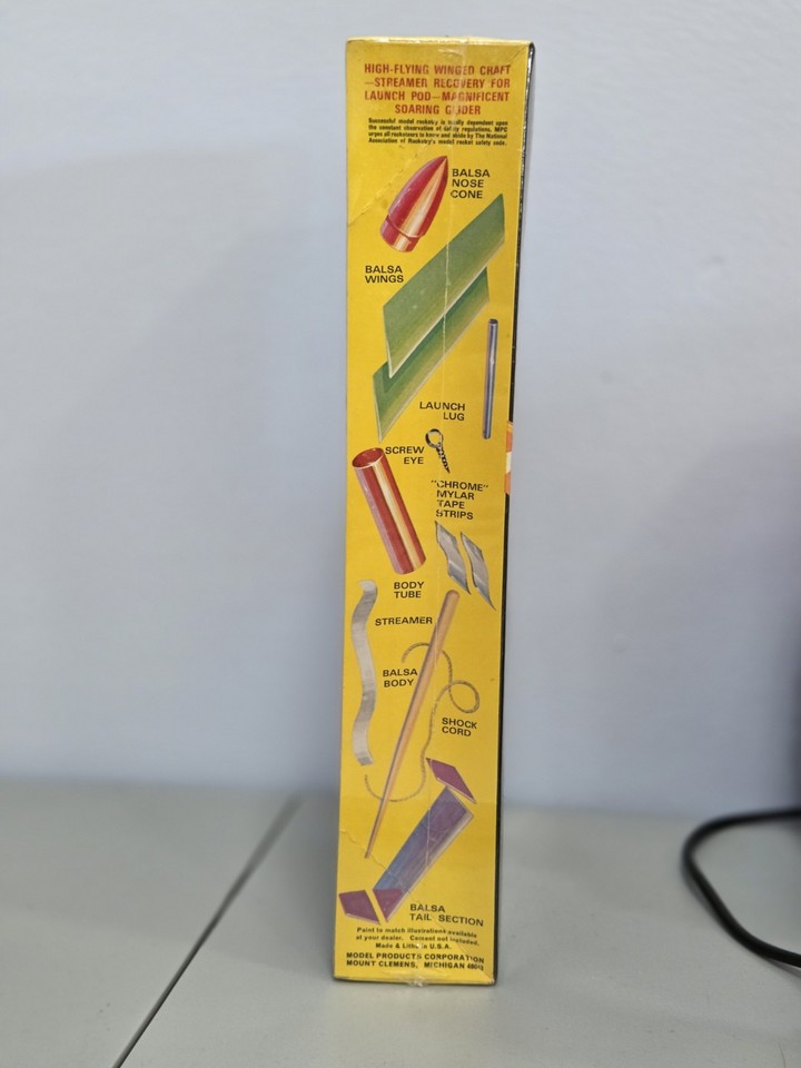 MPC Flat Cat Flying Model Rocket Kit - Brand New Sealed | eBay