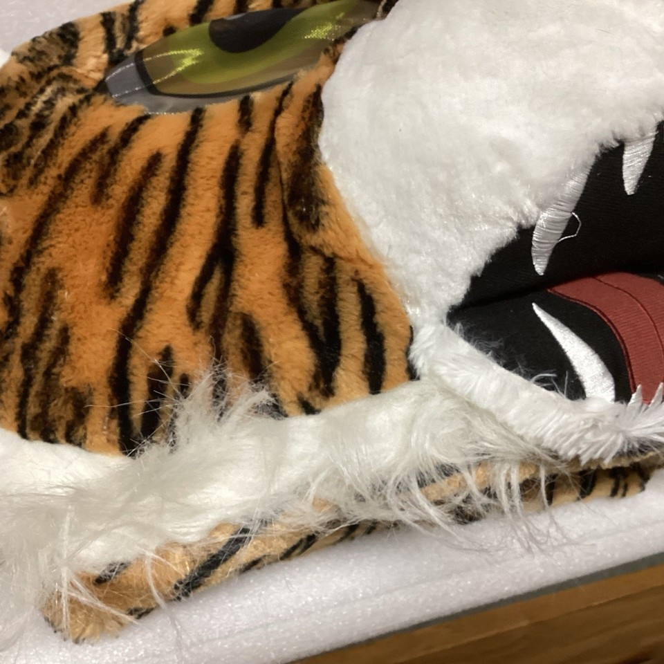 Dan Dee Tiger Mascot Head Plush Greeter Costume Cosplay Dress Up Prop ...