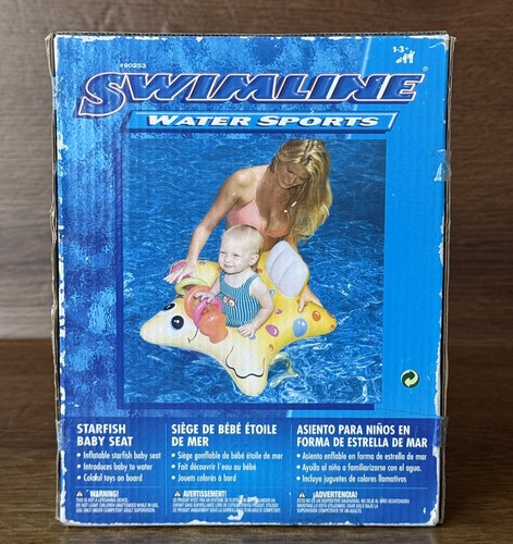 Swimline Starfish Inflatable Baby Kids Seat Float Water Play 2011 New ...