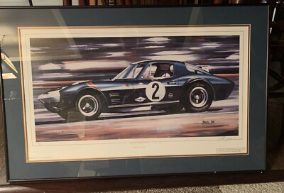 Vintage Corvette Limited Ed. Artist Peter Lawlis Design Grand Sport 003 ...