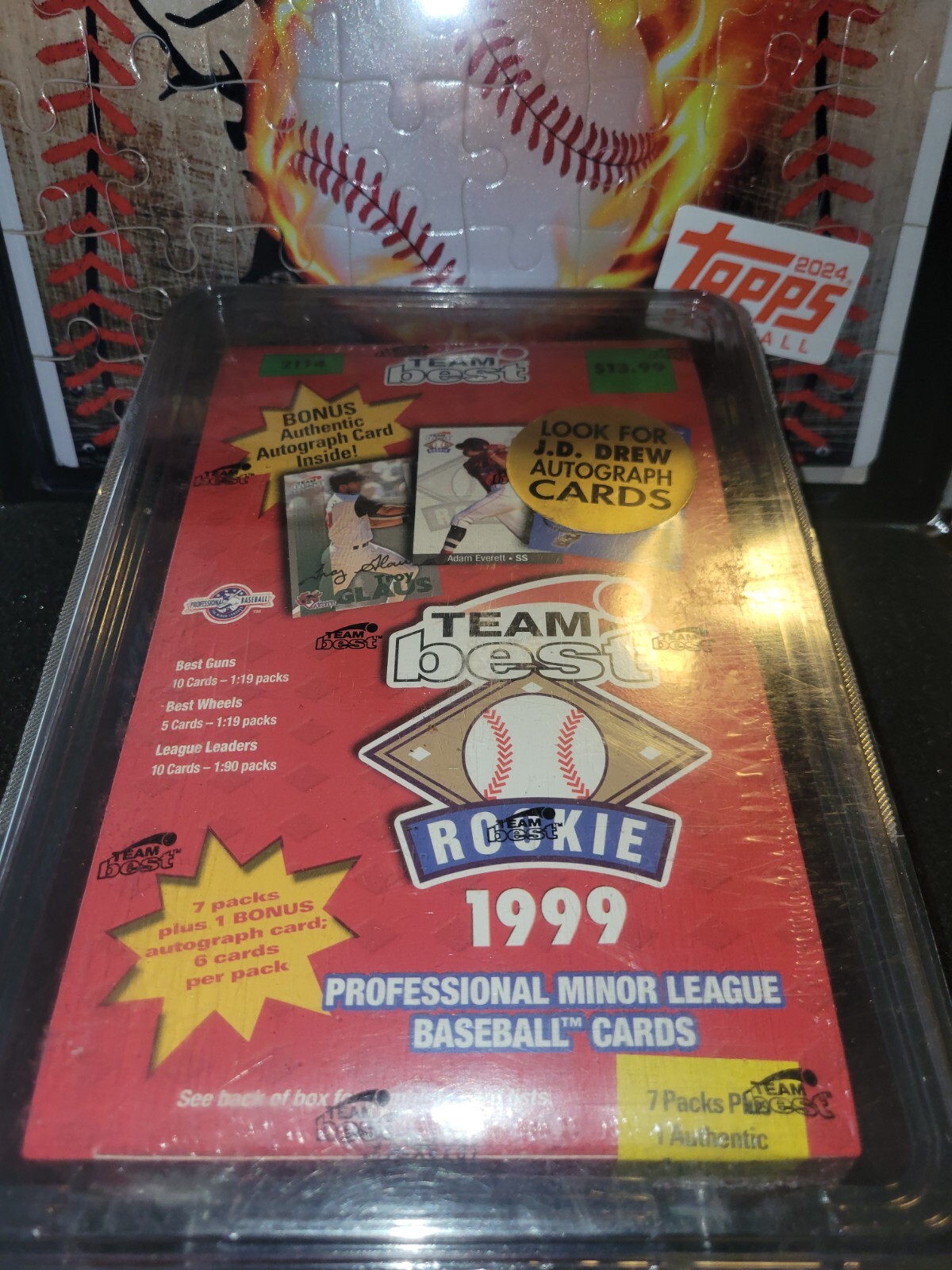 1999 Team Best Rookie Minor League Hobby Red Baseball Box-18 Packs ...